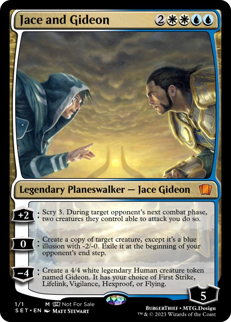 Another paired card (Jace and Gideon) : r/custommagic