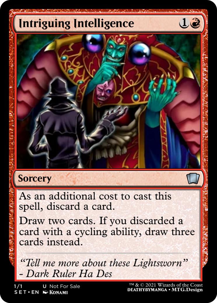 why only draw 1 card? : r/custommagic