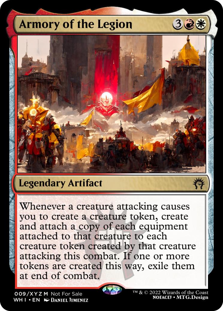 Armory of the Legion - Boros Equipment Wincon [EDH] : r/custommagic