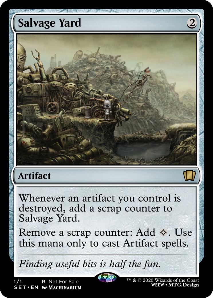 Salvage Yard - recycling is good. : r/custommagic