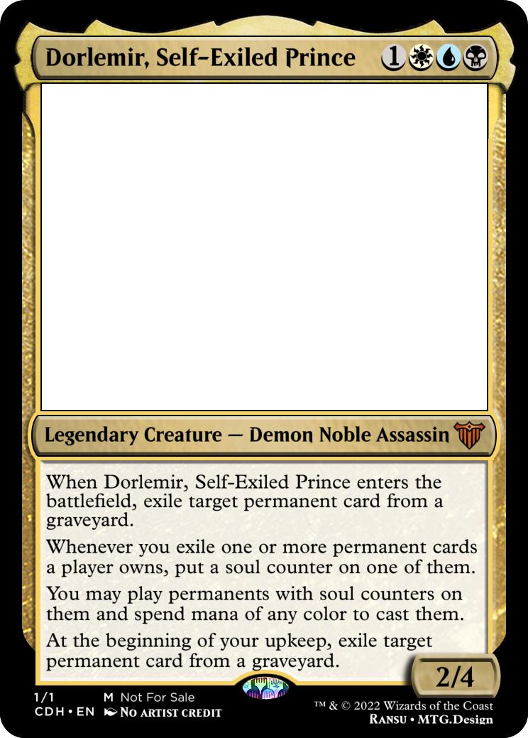 Esper Reanimator Commander. Is this broken? It is cool? Does it suck? Lmk! : r/custommagic