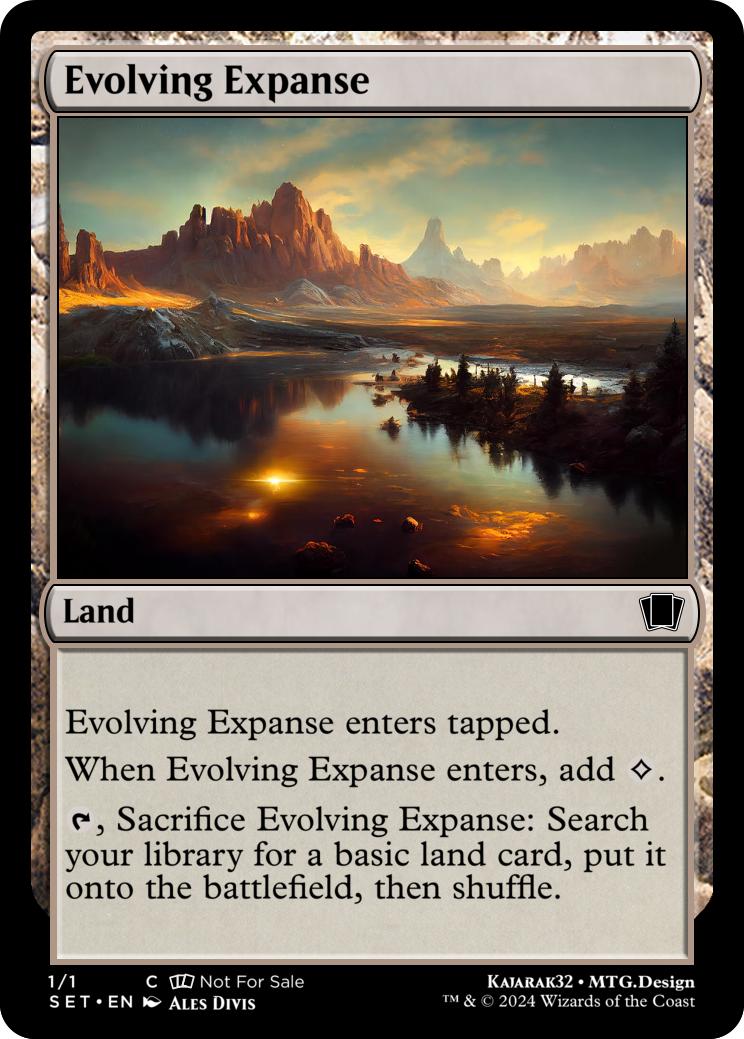 Evolving Expanse - An Exercise in Pushing Common Fixing Lands : r/custommagic