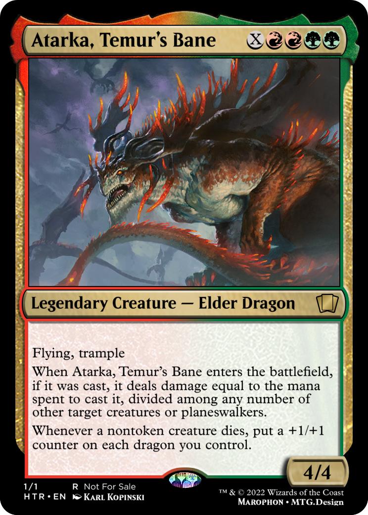 Atarka, Temur's Bane : r/custommagic
