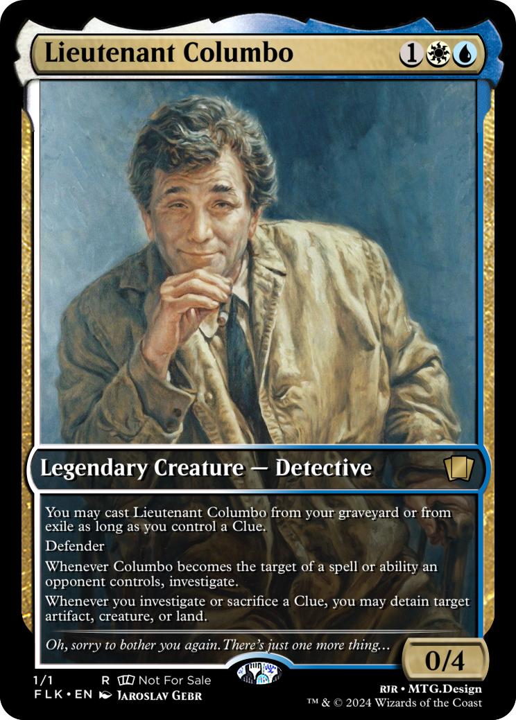 Lieutenant Columbo : r/custommagic