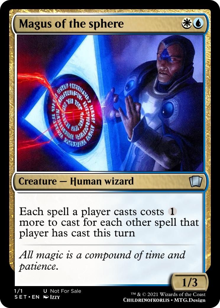 Magus of the sphere, designed to play pauper commander : r/custommagic