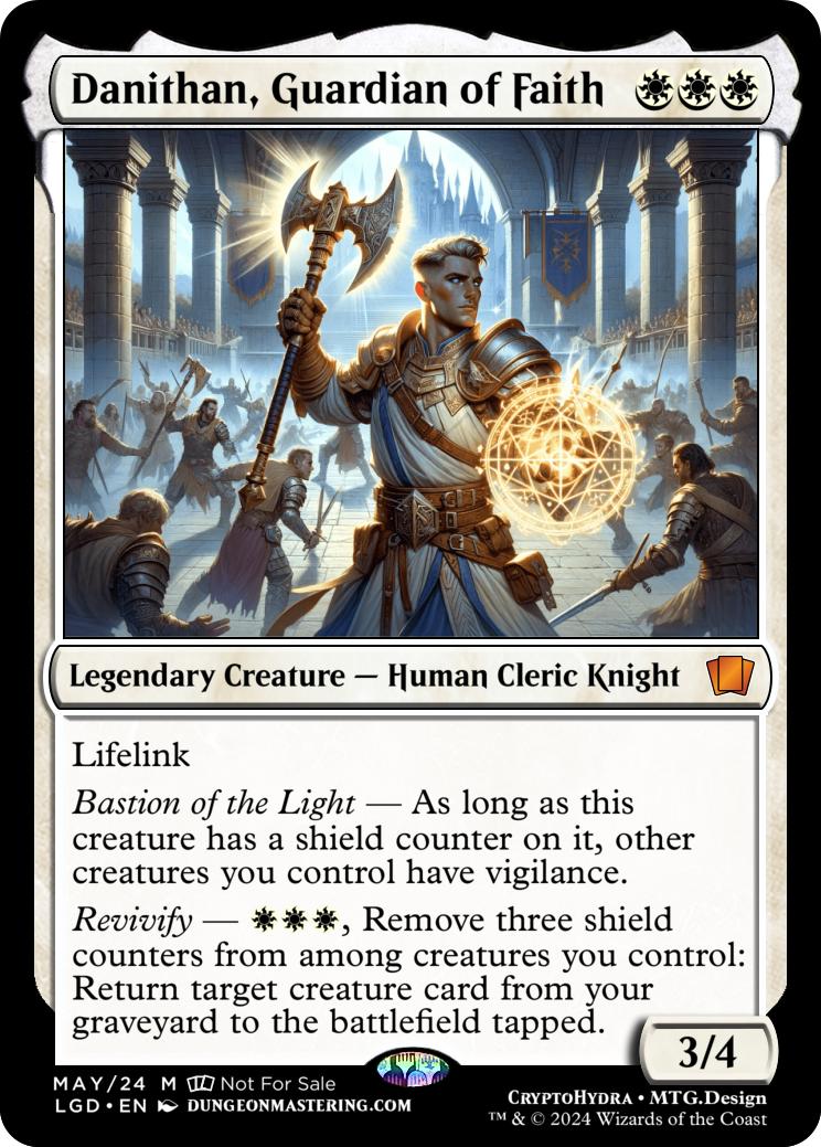 Danithan, Guardian of Faith in 2024 | Legendary creature, Mtg, Wizards ...