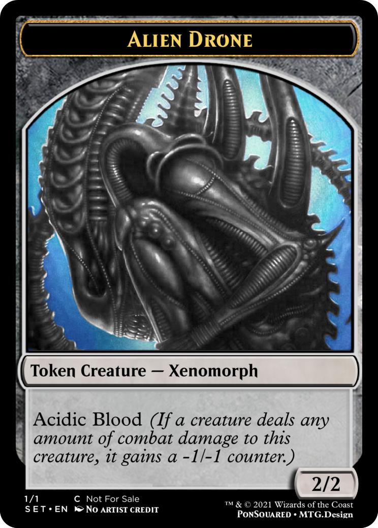Custom Alien theme jumpstart deck in progress. : r/MTGJumpStart