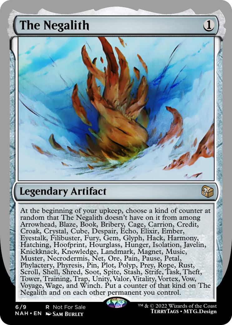 The Negalith (A counters-matter, 13-lines-of-text, "wordy" spell for my ...