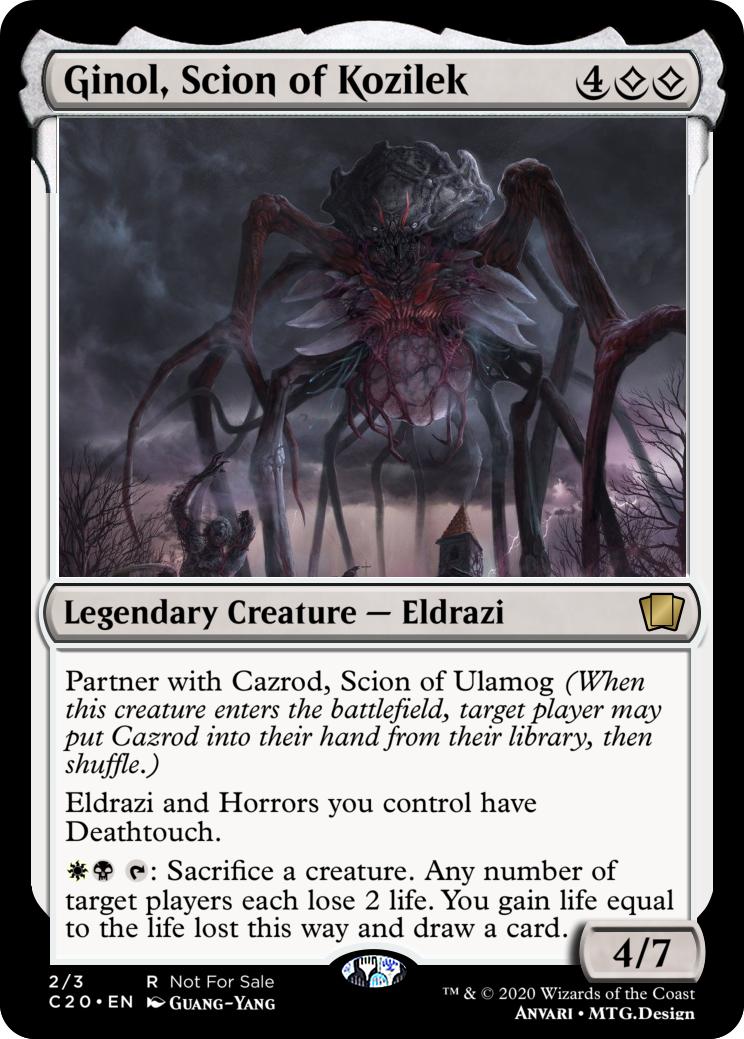 EDH - Eldrazi Partner Commander + Companion : r/custommagic