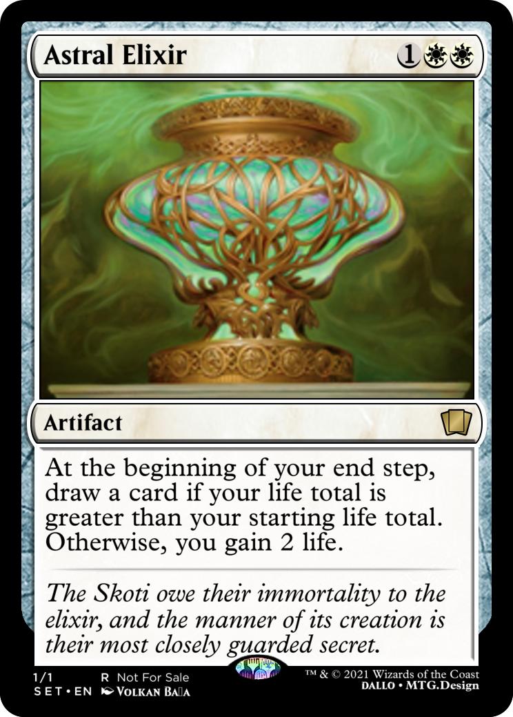 Astral Elixir (Cosmos Elixir as it could have been) : r/custommagic