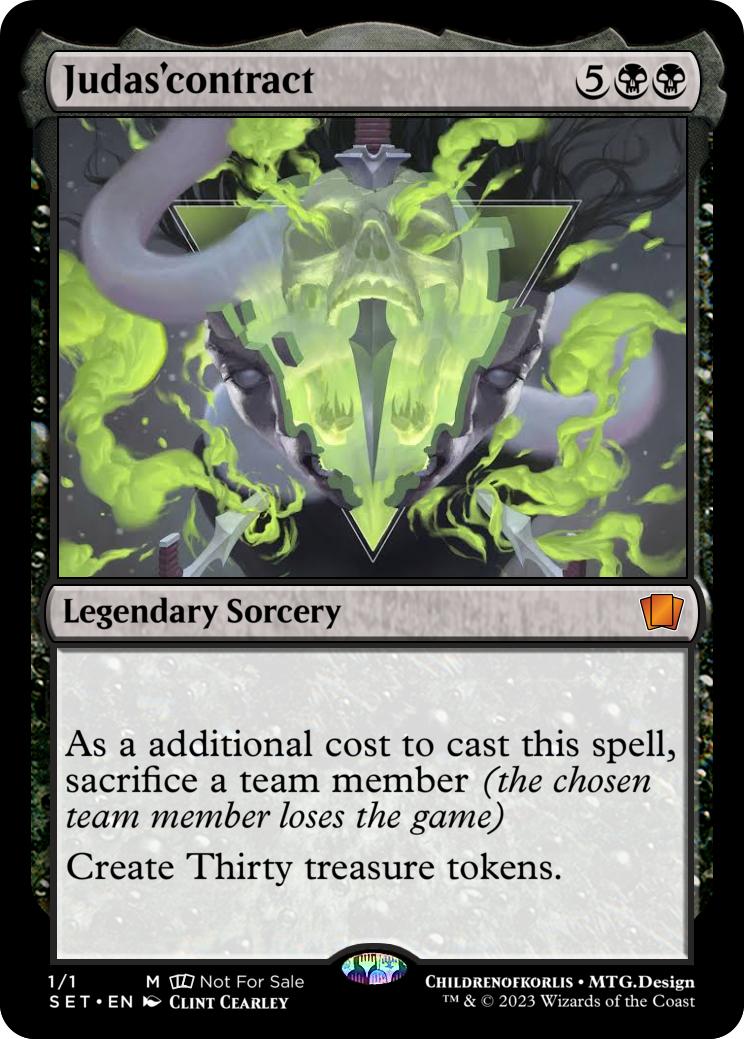 The Judas'contract : r/custommagic