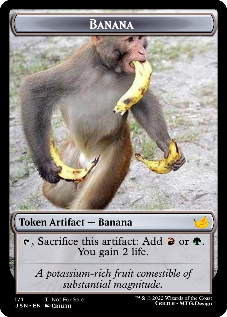 Kibo [High Casual] (Banana Token in Primer) - Commander (Kibo, Uktabi ...