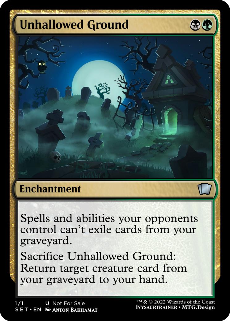 Unhallowed Ground : r/custommagic