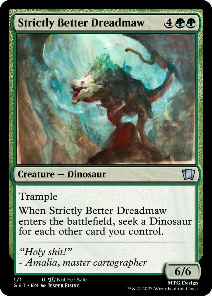 Just saw the new Dreadmaw... : r/custommagic