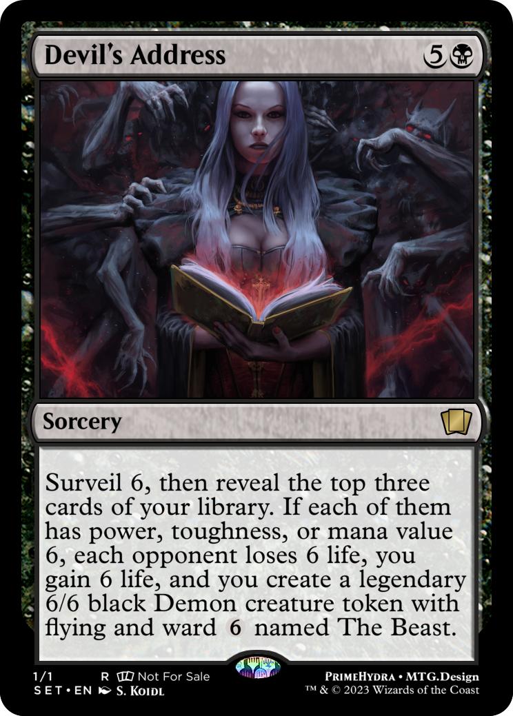 Speak Of The Devil R Custommagic