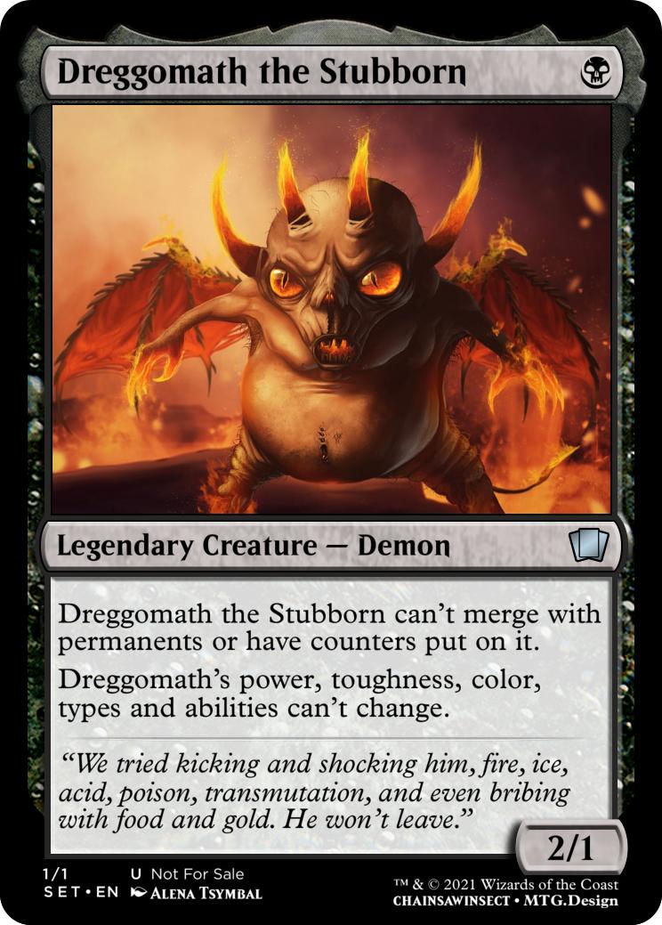 Stubborn Fiend : r/custommagic