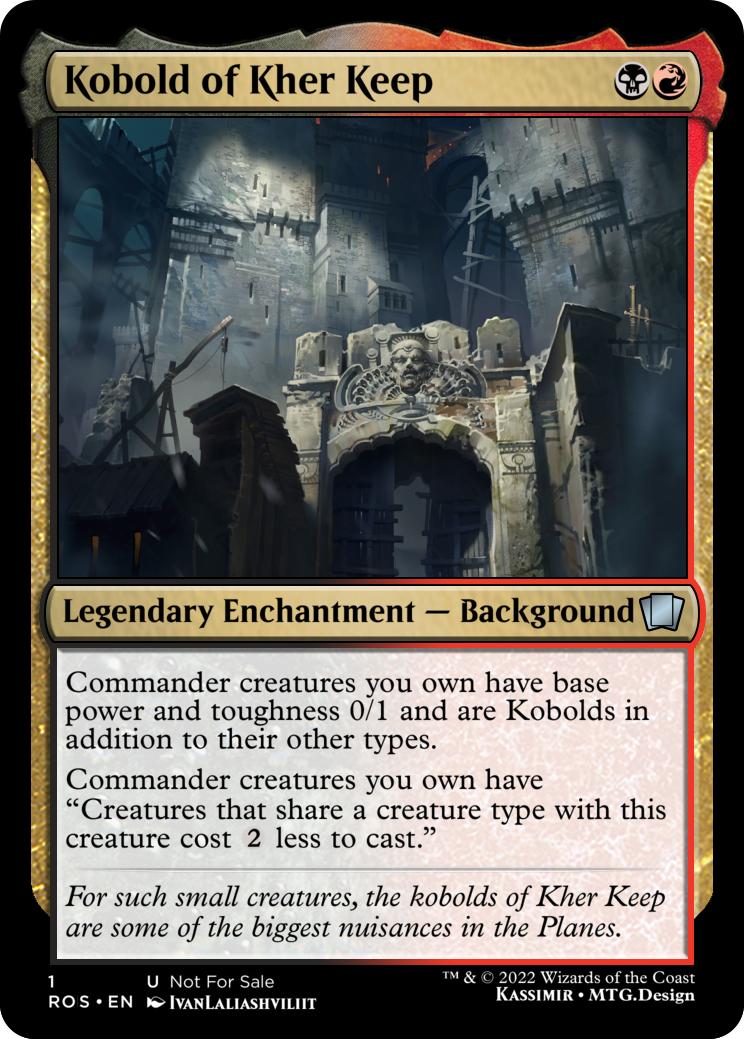 Kobold of Kher Keep Background : r/custommagic