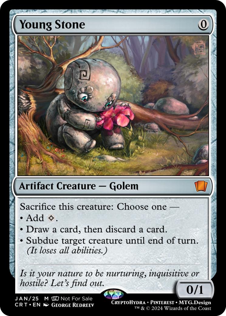 Young Stone | Magic the gathering, Family time, The gathering