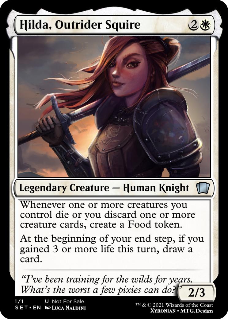 Hilda, Outrider Squire : r/custommagic