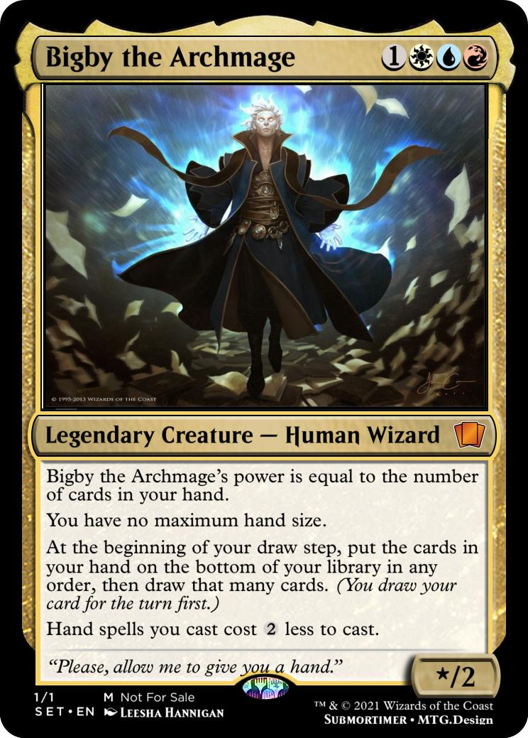 Bigby the Archmage : r/custommagic