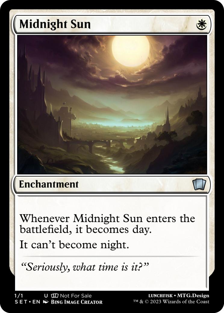 Midnight Sun : r/custommagic