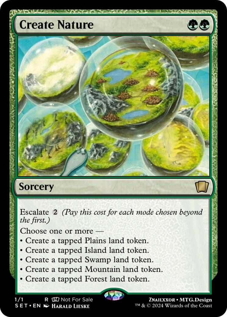Create Nature : r/custommagic