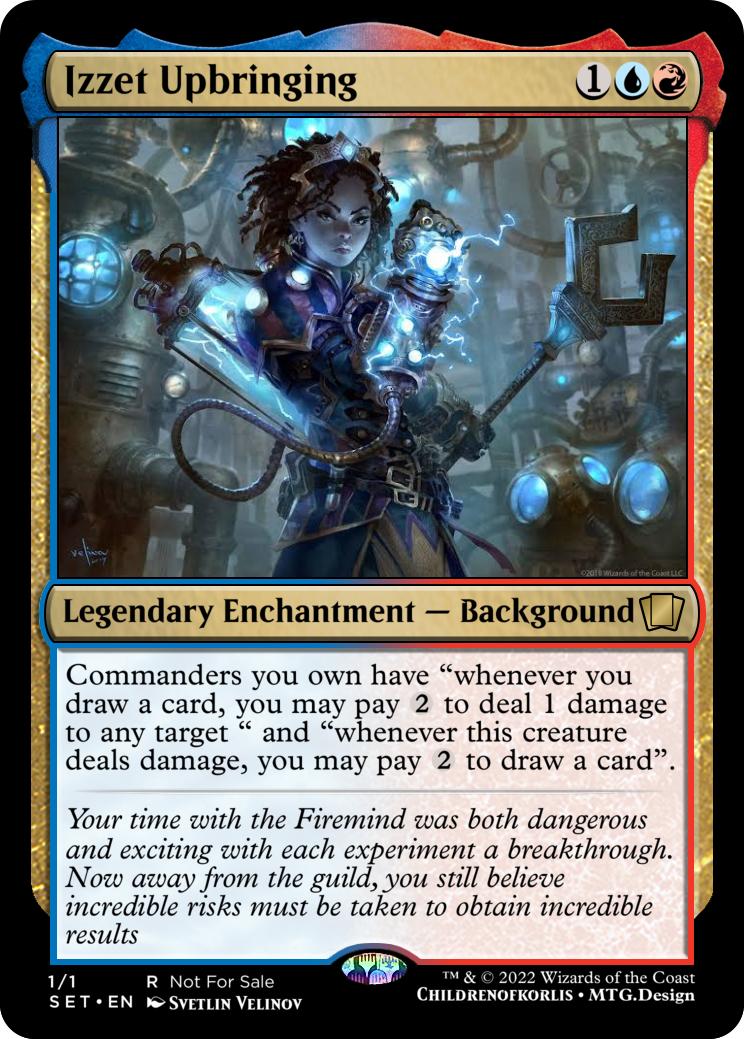 One background for each guild - [izzet] : r/custommagic