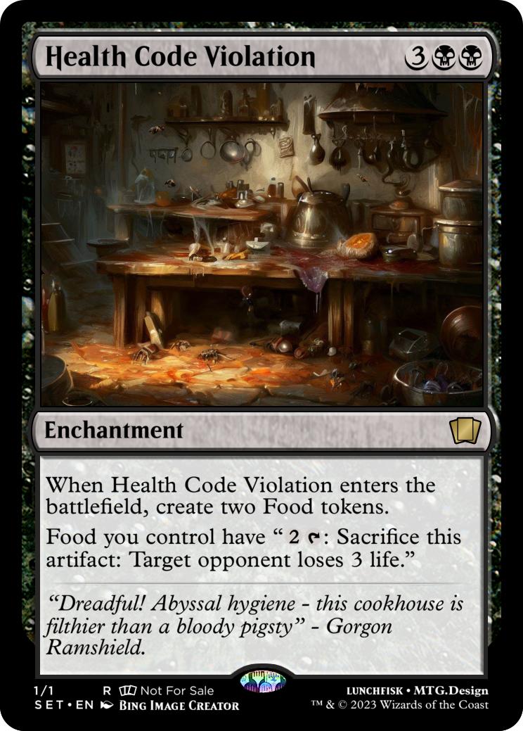 Health Code Violation : r/custommagic
