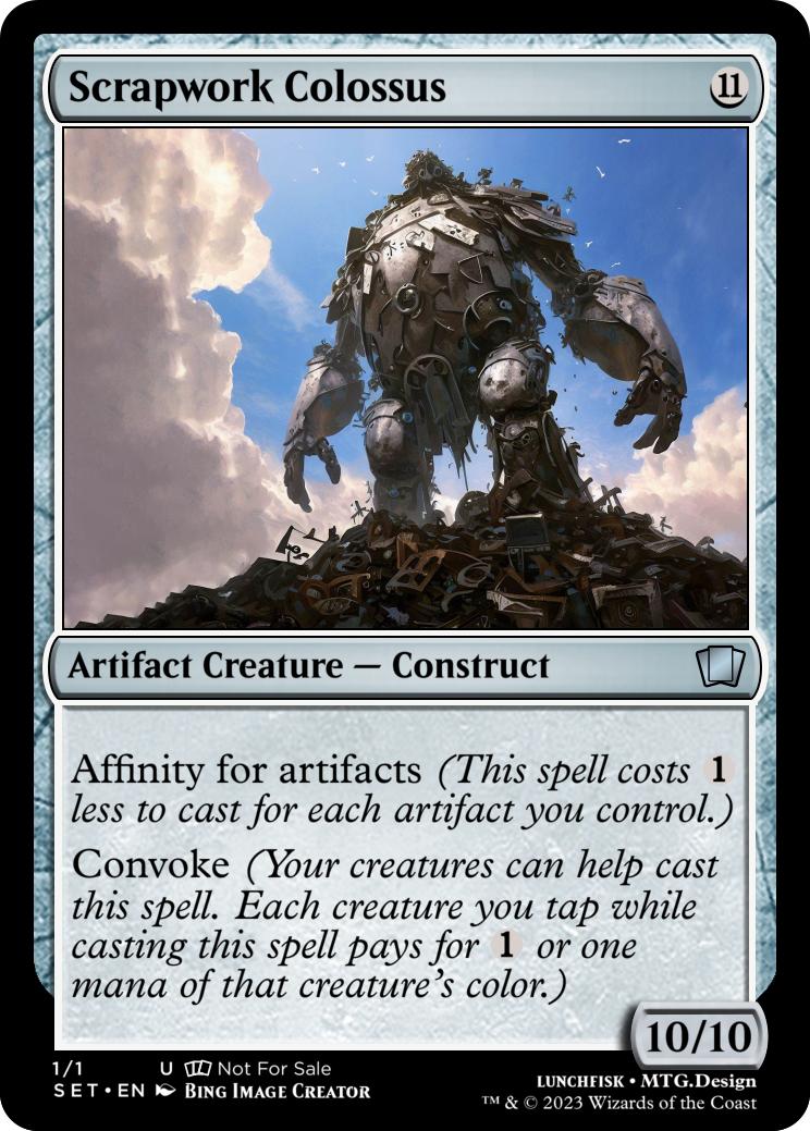 Scrapwork Colossus : r/custommagic