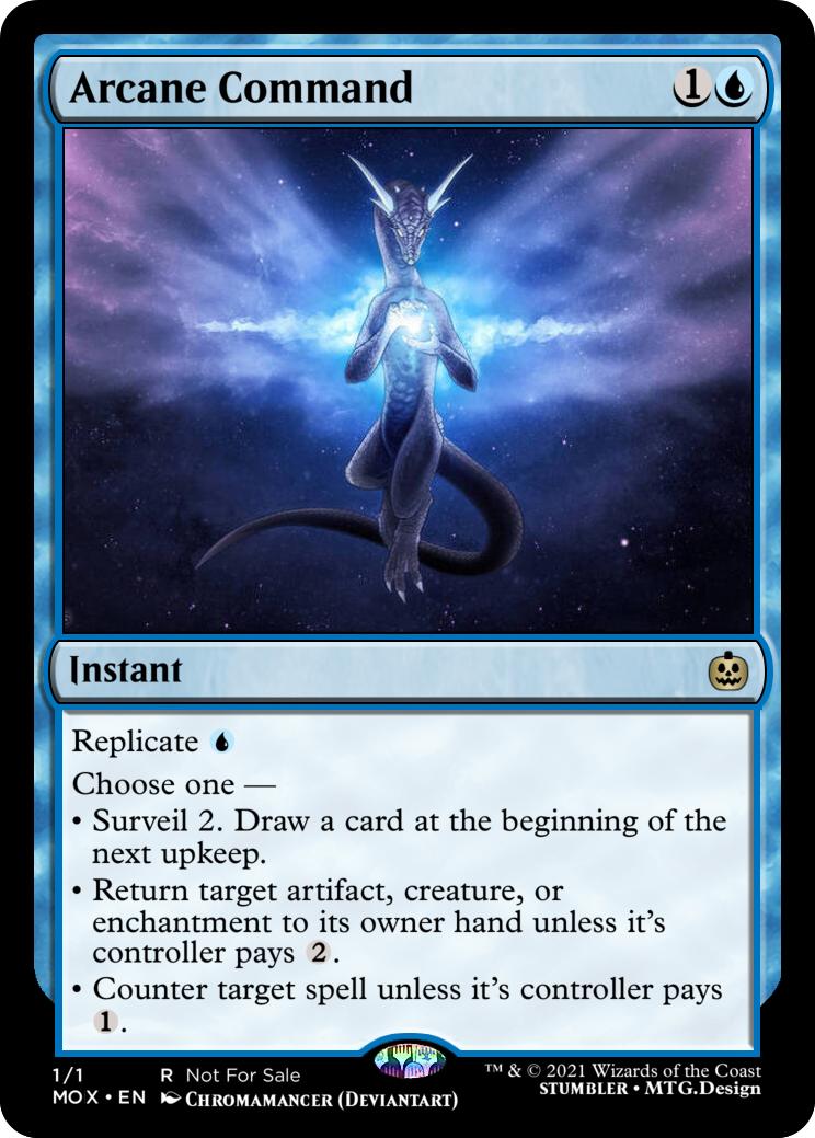 Moxtober #17 - Command | Arcane Command : r/custommagic