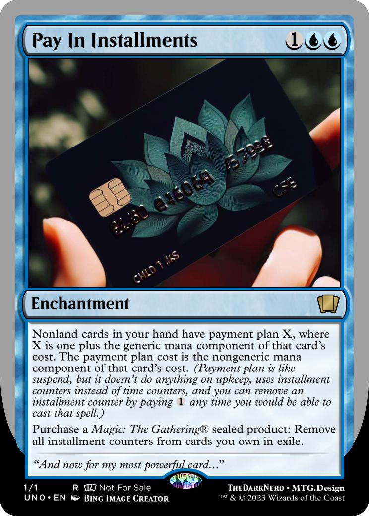 I could see this card being either really cheap or really expensive... : r/custommagic