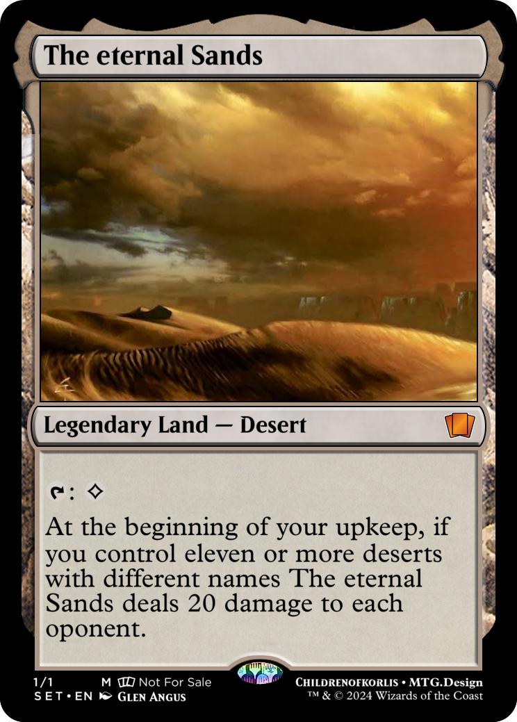 The eternal Sands : r/custommagic