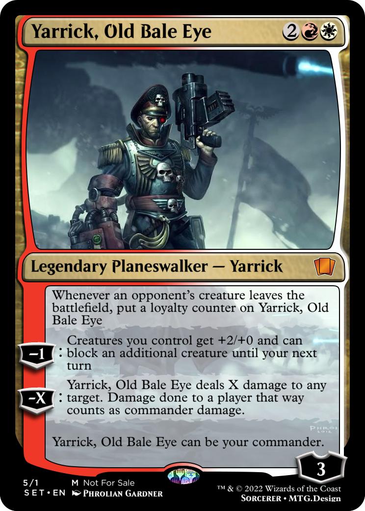 Yarrick commander attempt : r/custommagic