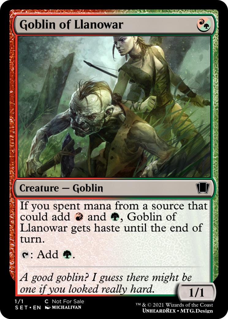 Goblin of Llanowar : r/custommagic