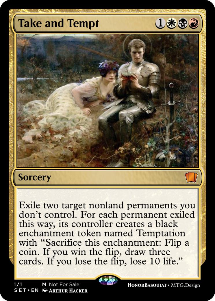 Take and Tempt + Deal with the Djinn - Custom Card Creation - Magic ...