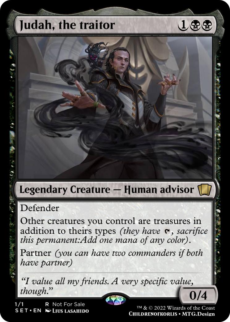 Judah, the traitor : r/custommagic