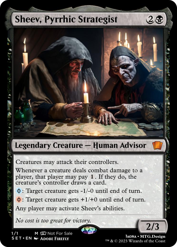 Redesigned a custom commander : r/custommagic