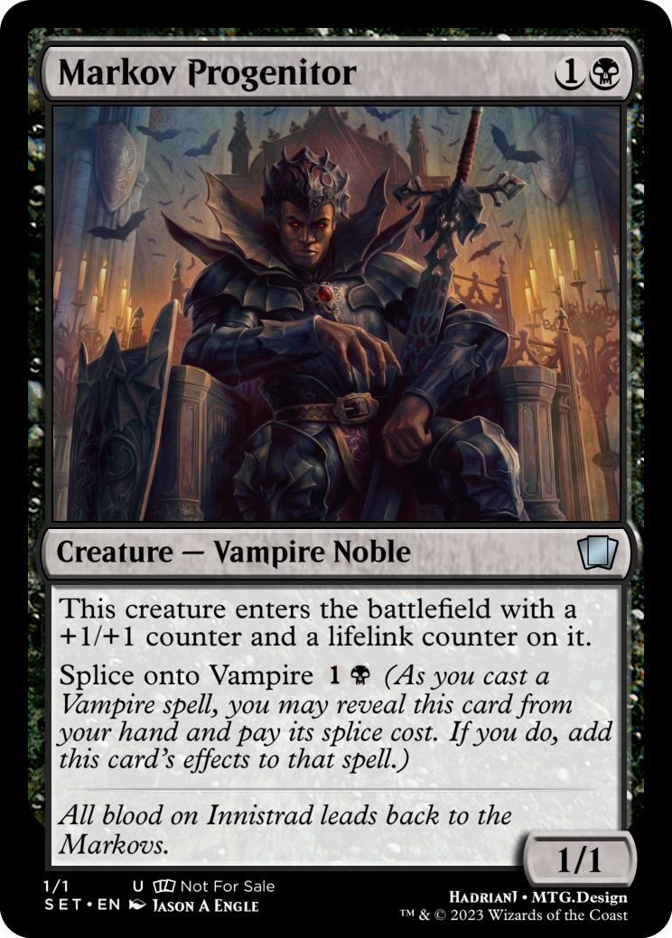 An experiment with Splice - Markov Progenitor : r/custommagic