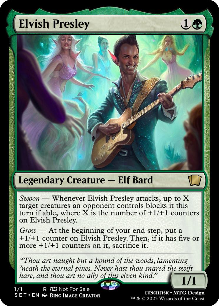 Elvish Presley : r/custommagic