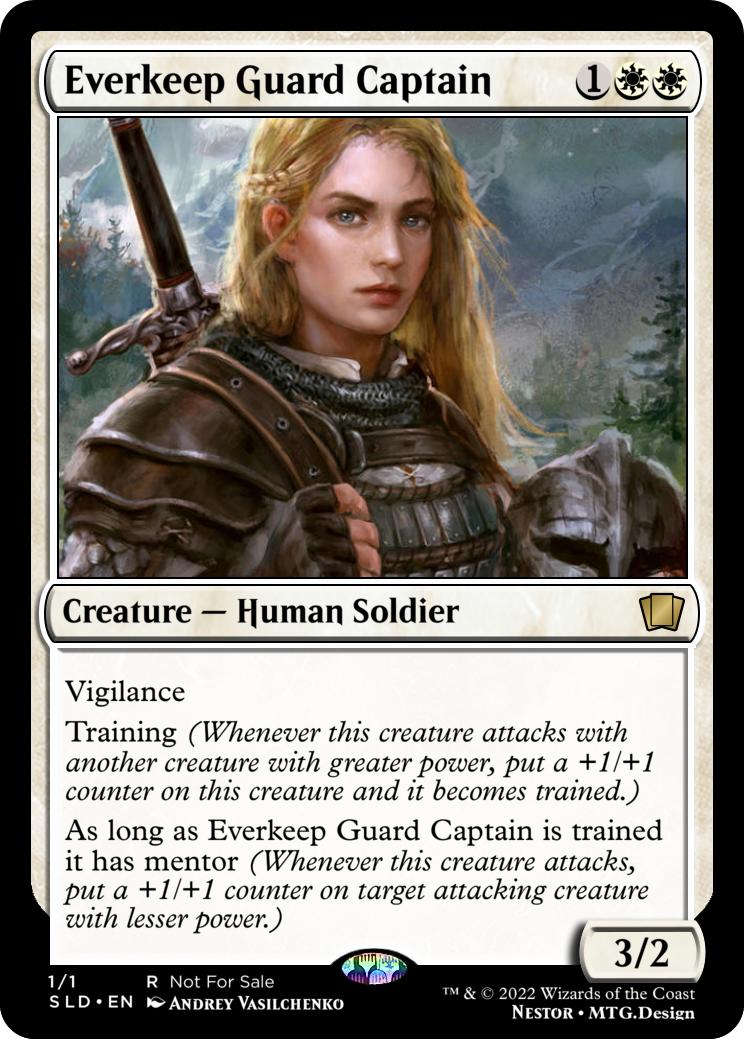 Everkeep Guard Captain - An attempt to build upon Mentor & Training : r/custommagic