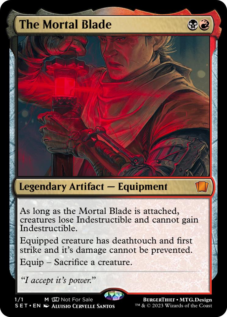 The Mortal Blade : r/custommagic