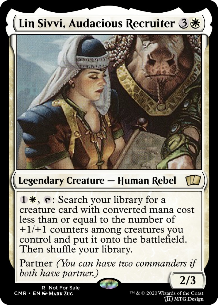 Lin Sivvi, Recruiter – one of the powerful white cards from Legends ...